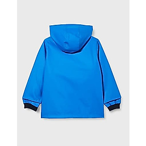 Petit Bateau Child's Hooded Rain Jacket, Blue