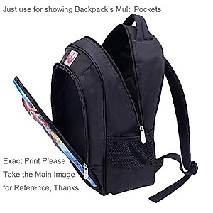 MATMO Soccer Backpack for Boys, Soccer Print Backpack Cool Football Pattern School Bag (Soccer Backpack 23-2)