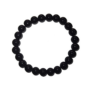 ROSTIVO Natural Black Obsidian Bracelet Beaded Bracelets for Men and Women Stretch Bracelet 8mm Feng Shui Bracelet Obsidian Crystal