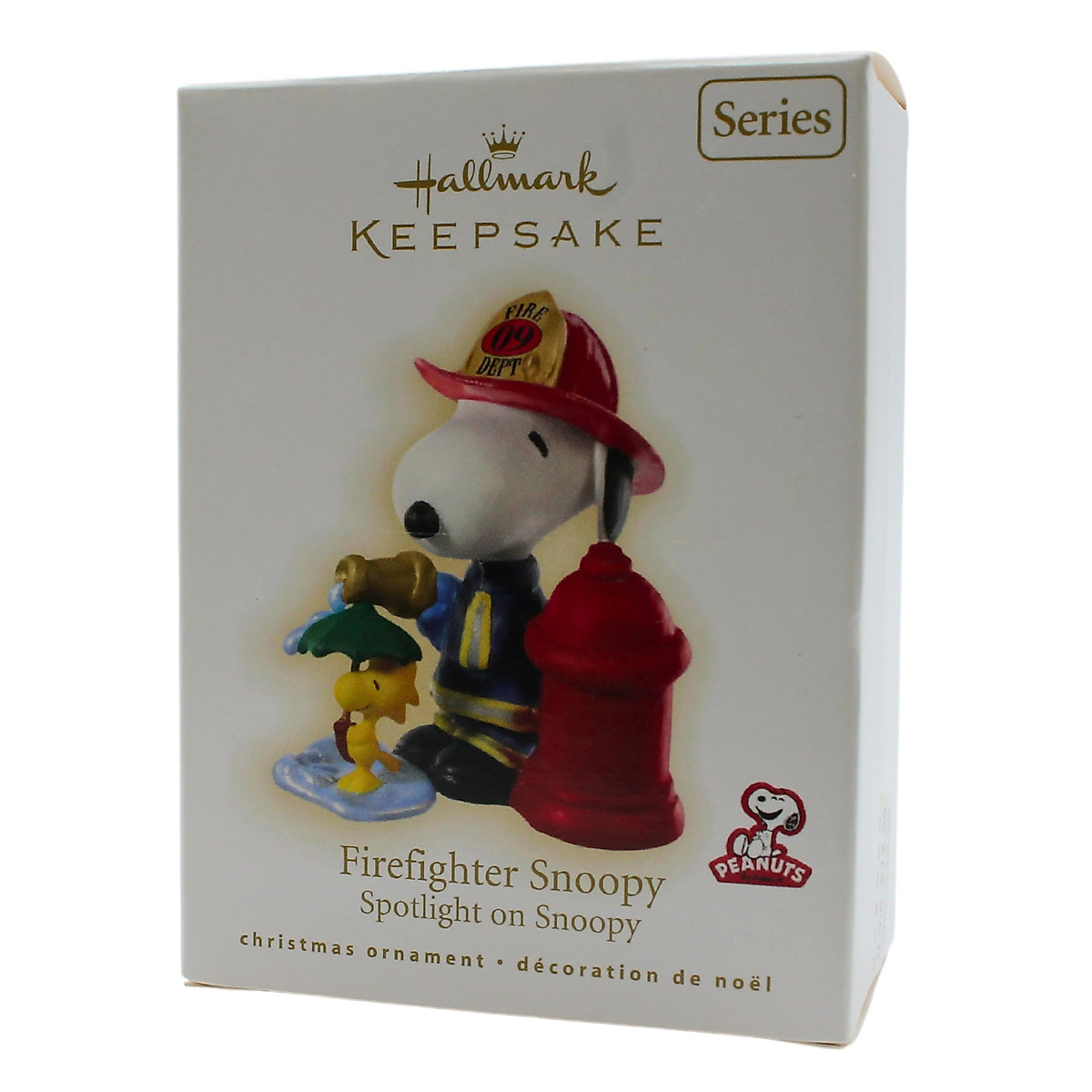 Firefighter Snoopy 12th in Series 2009 Hallmark Ornament