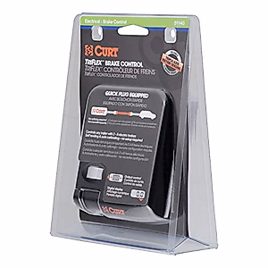 CURT 51140 TriFlex Electric Trailer Brake Controller, Proportional, 7 x 5 x 2.63 inches, Black