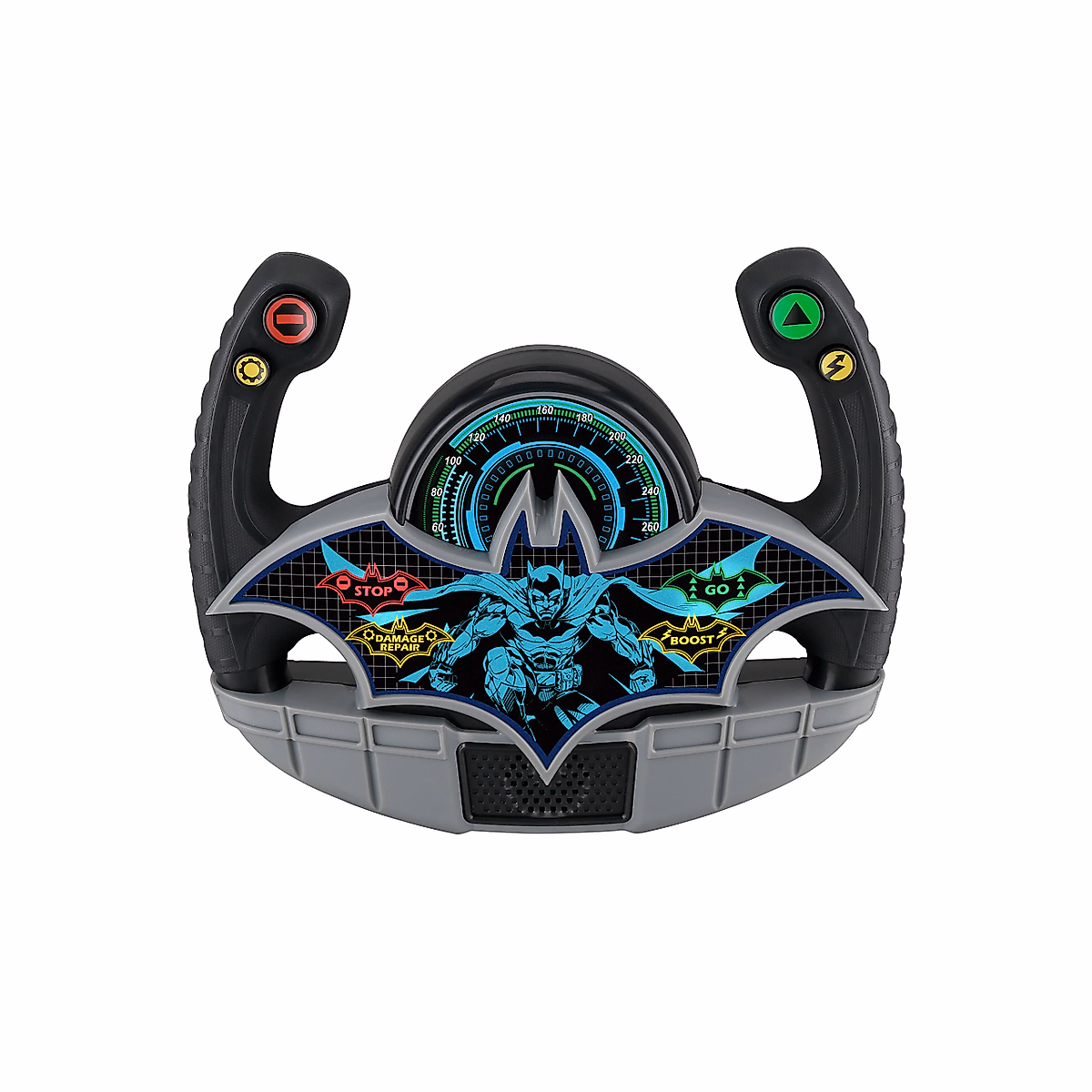 eKids Batman Batmobile Toy Steering Wheel for Kids, Toddler Toy with Sound Effects for Fans of Batman Toys for Boys