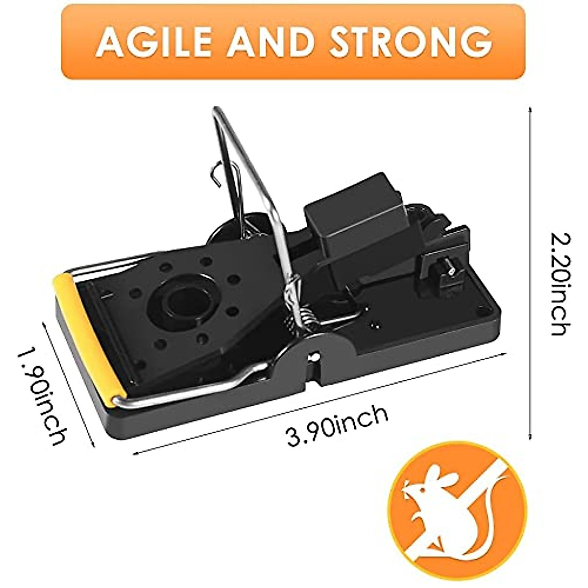 Llfaiww Mouse Traps Mice Trap That Work Human Power Mouse Killer Mouse Catcher Quick Effective Sanitary 8 Pack