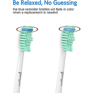 Senyum Replacement Toothbrush Heads Compatible with Philips Sonicare Electric Brush Heads E-Series, 6 Pack