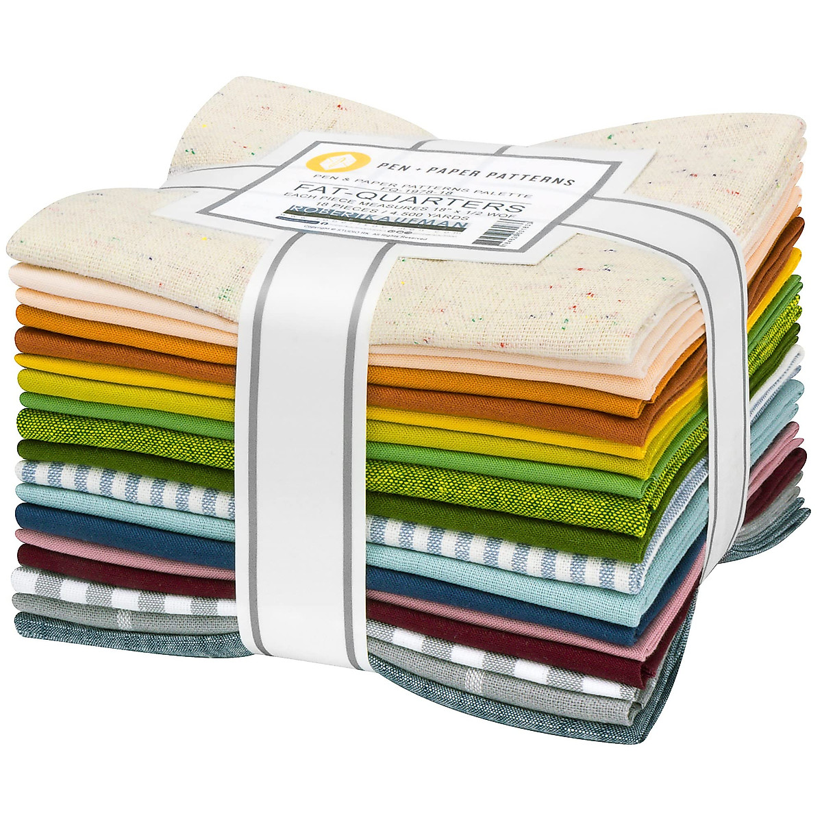 Palette Picks Pen & Paper Patterns 18 Fat Quarters Robert Kaufman Fabrics FQ-1978-18