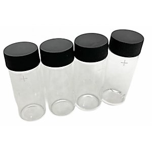 YFYIQI Sample Bottles SGZ-B Series Turbidity Meter Turbidimeter Solution Standard Bottles with 4 Empty 25 * 60mm Glass Sample Bottles