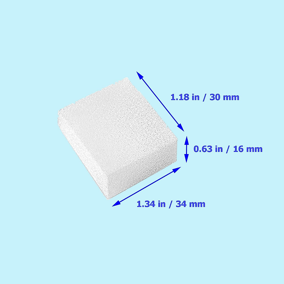 Pet Replacement Sponge Filters Qzbhct Pre Filter Sponges for 67oz / 2L Pet Water Fountain Cat Water Foam Filter Dog Drinking Water Sponge Foam Filters for Pet Dog Cat Fountain (24)