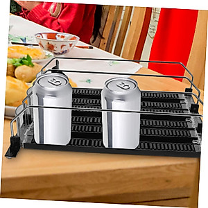 UPKOCH Automatic Drink Dispenser for Fridge Mini Fridge Organizer Water Bottle Organizer for Cabinet Drink Pusher 3 Pack