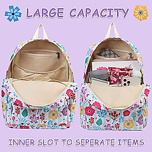 Bluboon Backpack for Girls Kids Preschool Backpack with Lunch Box Kindergarten School Bookbags Set