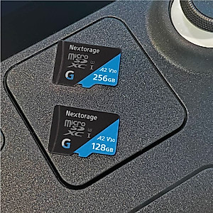 Nextorage Japan 256GB A2 V30 CL10 Micro SD Card for Nintendo Switch, Steam Deck, Smartphones, Gaming, Go Pro, 4K Video, microSDXC Memory Card UHS-I U3 up to 100MB/s, with Adapter (G-Series)