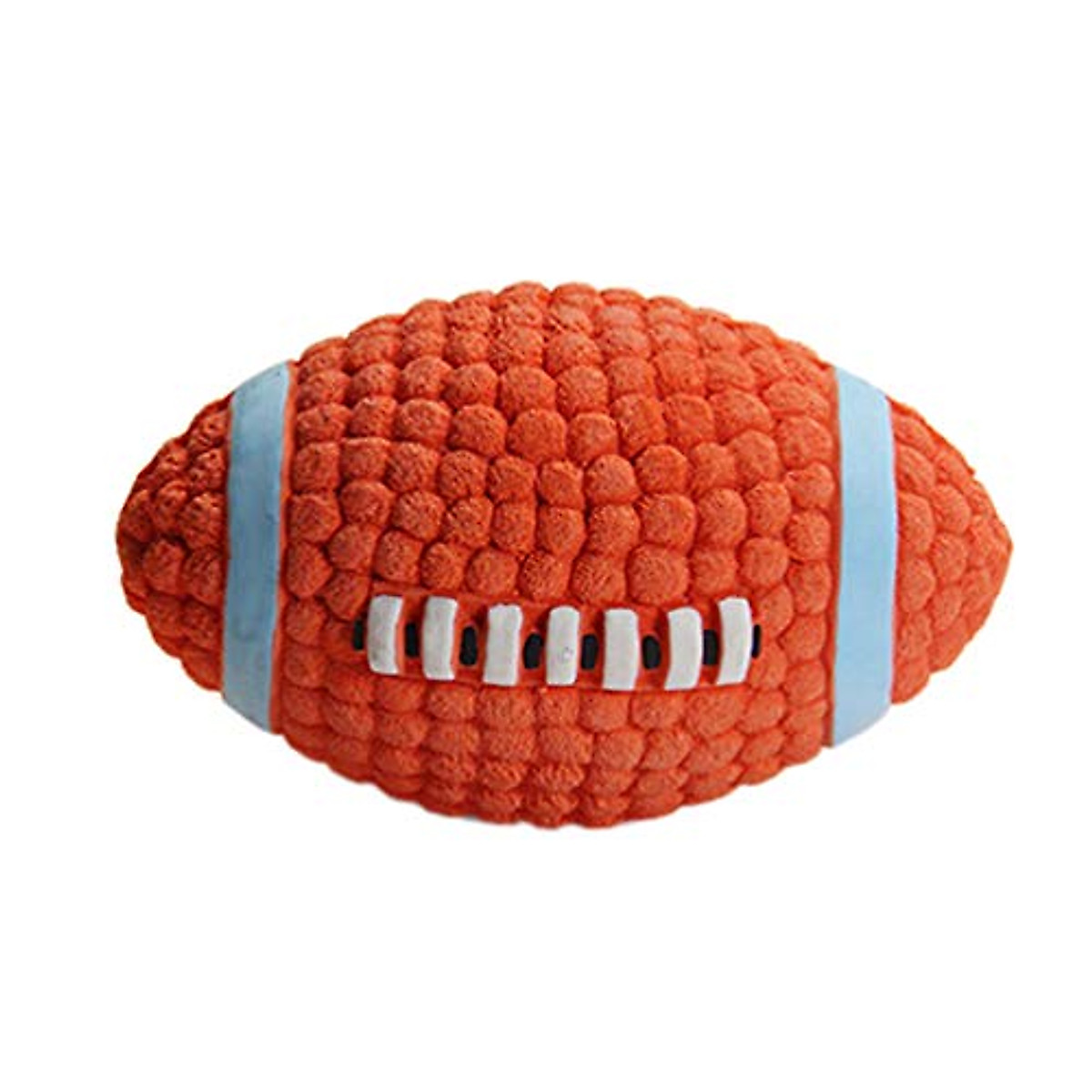 balacoo 2pcs Soccer chew Toy Squeaker Soccer Dog Toy Dog chew pet chew Toy Outside Toys Dog Toys Squeaky Training pet Rugby Toy Squeaky Dog Outdoor dogman Toys Pet Toy Spherical Tennis