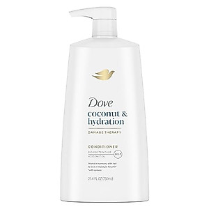 Dove Ultra Care Coconut & Hydration Conditioner for Dry Hair with Jojoba and Sweet Almond Oils, 25.4 oz