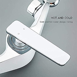 MINJING Faucets, Water-Tap Bath Shower Systems Bidet Wall Mounted Bathroom Shower Tap Bidet Toilet Sprayer Bidet Toilet Washer Mixer Faucet