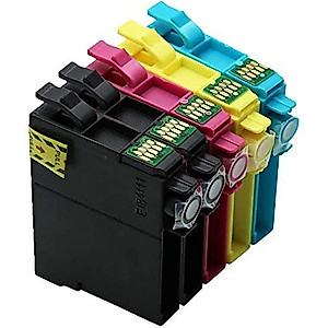 InkArt Remanufactured Ink Cartridge Replacement for Epson 200XL 200 XL T200XL to use with XP-200 XP-300 XP-310 XP-400 WF-2520 WF-2530 WF-2540 Printer (2BK, 1C , 1M, 1Y) 5 Packs