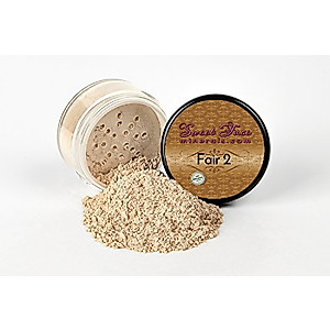 STARTER SET (FAIR 2) Mineral Makeup Kit Bare Skin Sheer Powder Matte Foundation Blush Bronzer Illuminating Veil