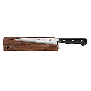 Cangshan TV2 Series 1022735 Swedish 14C28N Steel Forged 8-Inch Chef Knife and Wood Sheath Set