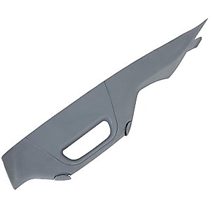 A Pillar Grab Handle Interior Trim Compatible with 2011-2016 Ford F-250 F-350 F-450 F-550 Super Duty Replacement for BC3Z-2503599-AC - Gray Left Driver Side