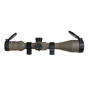 Monstrum G3 4-16x50 FFP Rifle Scope | Flat Dark Earth | Monstrum Rifle Scope Level Bubble | 30 mm Diameter | Bundle