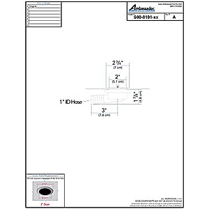 Ambassador Marine Sink Drain with Ultra Mirror Finish