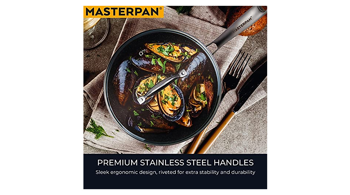 MasterPan 7" Ultra Non-Stick Sauce Pan for Healthy Cooking