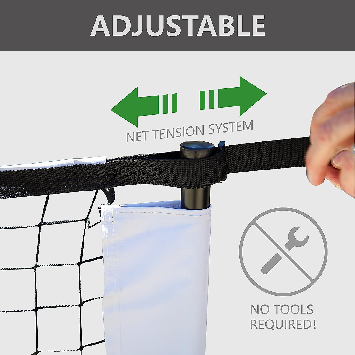 ZENY Portable Pickleball Net Set System with Metal Frame and 22FT Regulation Size Pickball Net with Carry Bag for Backyard, Driveways, Outdoor Game