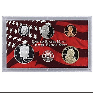 2008 S U.S. Mint Silver Proof Set - 14 Coins - OGP Superb Gem Uncirculated