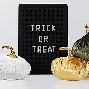 Orgrimmar 6PCS Velvet Stuffed Pumpkins Fabric Artificial Pumpkins for Home Garden Fall Decoration, Fall Harvest, Thanksgiving, Halloween Decor