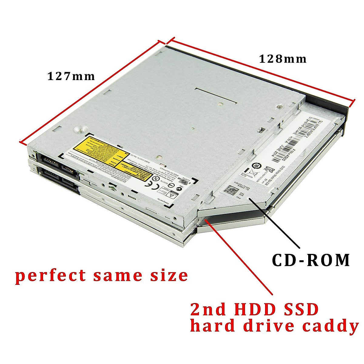 Generic 2nd Hard Drive HDD Ssd Caddy for Lenovo Thinkpad Edge E520 E525 E535 E545 14 E40