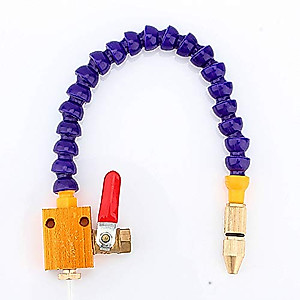 Mist Coolant Spray System, CNC Cooling System Mist Coolant Lubrication Spray System Cooling Sprayer Engraving Machine for 8mm Air Pipe CNC Lathe Milling Drill Machine