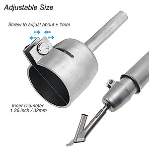 aTourer Plastic Welder Tips, Heat Gun Speed Welding Nozzle for Hot Air Torch PP PVC PE ABS Rods (Speed Welding Nozzle 4pc)