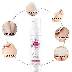 Hair Stop Growth Spray, Honey Hair Removal Foam Hair Removal, Non-Irritating Hair Removal Inhibitor for Body and Face,