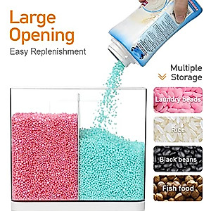 Conworld Laundry Scent Boosters Dispenser, Laundry Detergent Dispenser, Wall-Mounted Scent Booster Beads Dispenser for Laundry Room Organization, Suitable for Laundry Beads, Washing Powder