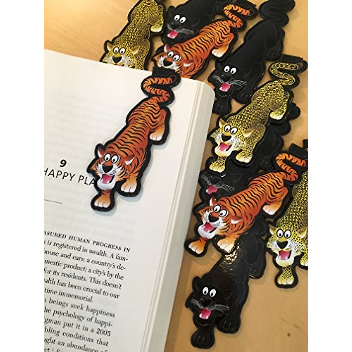 Panda Bulk Bookmarks for Kids Girls Boys - Set of 10 - Animal Bookmarks Perfect for School Student Incentives Birthday Party Supplies Reading Incentives Party Favor Prizes Classroom Reading Awards!