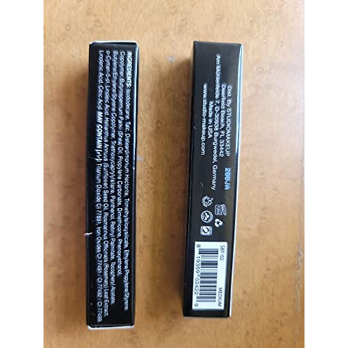 STUDIOMAKEUP High Define Brow Tint Medium – Eye Brow Tint Medium Brown Formulated to Hydrate and Cover Grey Hair - Natural Brow Tint Pigment Fills Gaps - Smudge Proof & Waterproof Eyebrow Tint Gel