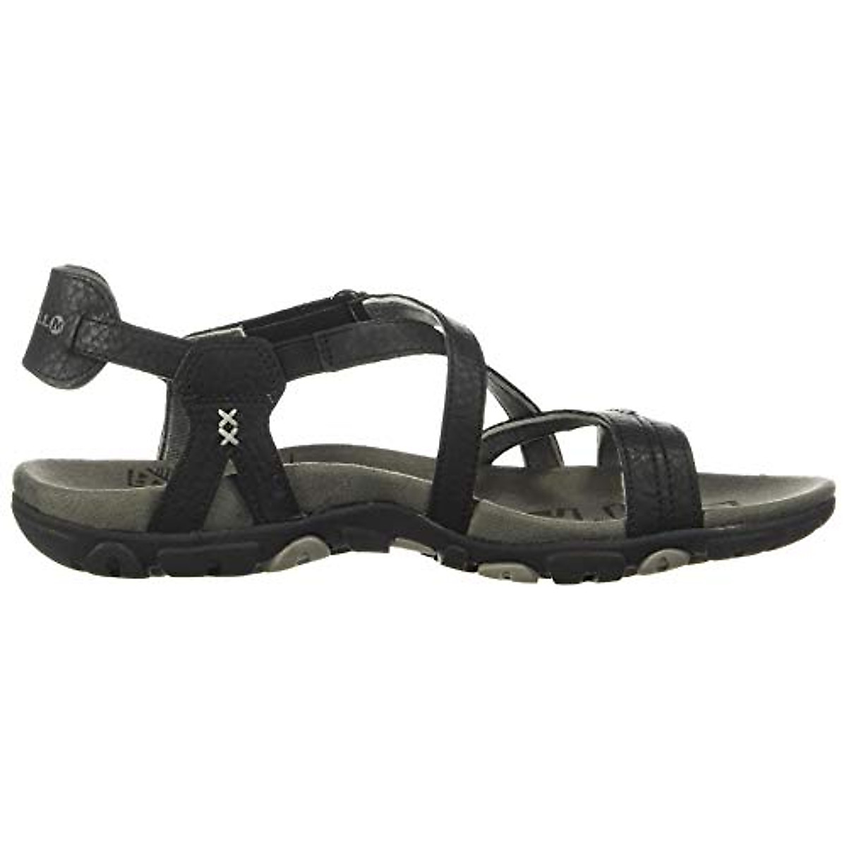 Merrell Women's Sandspur Rose LTR Sandal, Black/Paloma, 8