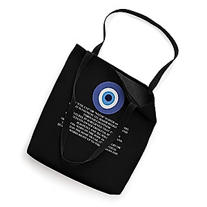 The Evil Eye Or Nazar Is Over 5000 Years Old Glass Art Tote Bag
