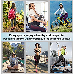 suaskk Womens Athletic Cushioned Anti-Blister Comfort Running Ankle Socks 5 Pairs