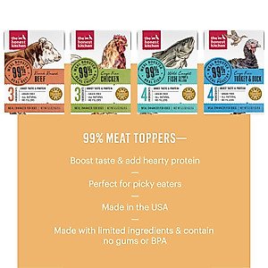 The Honest Kitchen Human Grade Grain Free Meal Booster: 99% Salmon & Pollock (12 pack), 5.5 oz