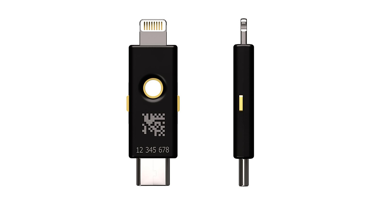 YubiKey 5Ci Dual-Connector Security Key for Android & iPhone