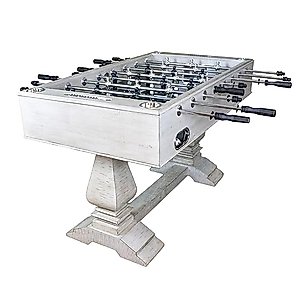 Hathaway Montecito 55-in Premium Competition Foosball Table, Arcade Table Soccer for Game Rooms, includes (2) Foosballs and - Driftwood