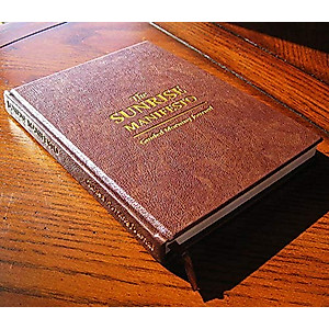 SaltWrap The Sunrise Manifesto Guided Morning Journal (Brown) - Minimalist Morning Pages for Gratitude, Productivity, and Focus