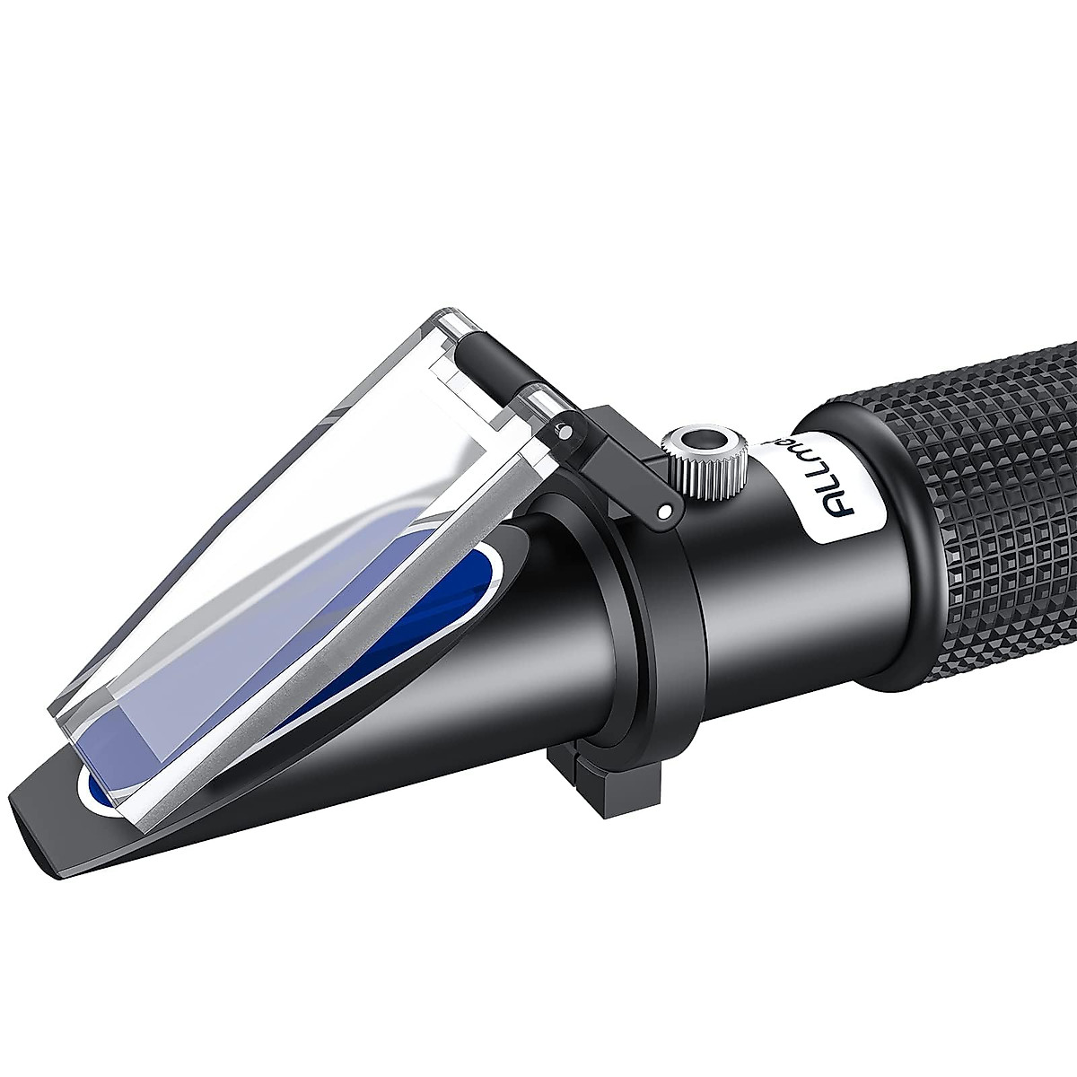 ALLmeter Brix Refractometer with ATC Dual Scale Specific Gravity 1.000-1.130 and Brix 0-32% Digital Handheld Homebrewing Tool for Beer and Wine Makers Homebrew Brix Meter Fruit Sugar Content