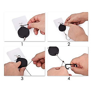 DS.Distinctive STYL VR Accessories Cable Management 6 Packs - Drill Free Retractable Ceiling Suspension System for HTC Vive/HTC Vive Pro Virtual Reality/Oculus Rift/PlayStation VR/Microsoft MR