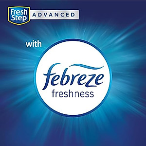 Fresh Step Clean Paws Cat Litter With Febreze Freshness, Advanced Multi-Cat Low-Tracking Clumping Litter With Guaranteed Odor Control, 37 lbs. (2 x 18.5 lb. Box)