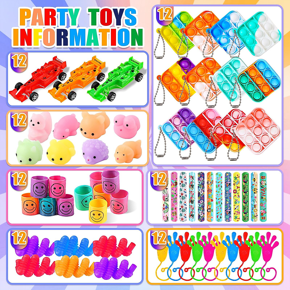 Party Favors for Kids, Prizes for Kids Classroom, Nurse Gifts Goodie Bag Stuffers Carnival Prizes School Classroom Rewards Treasure Box Fillers
