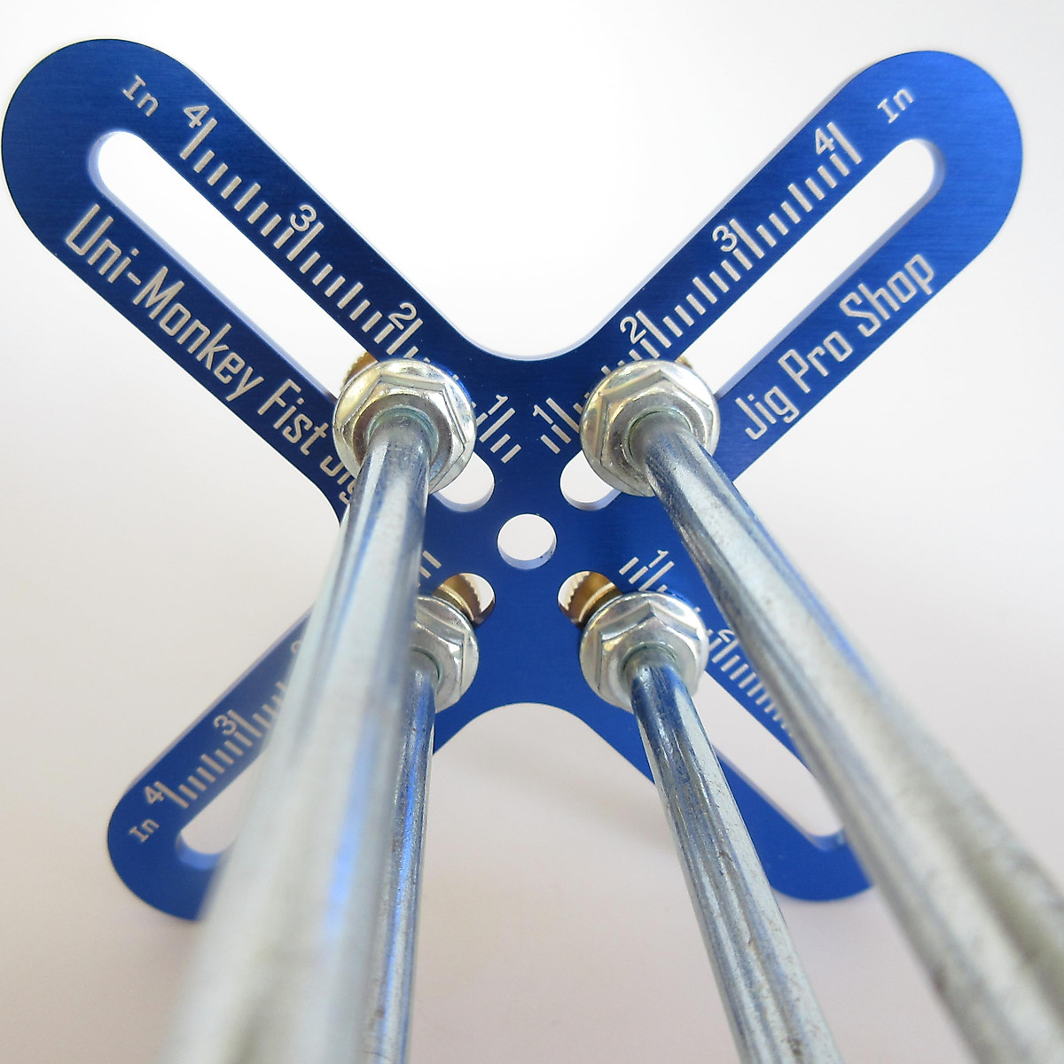 Uni-Monkey Paracord Tool Jig ~ Makes Ball Knots from 5/8" to 4" (Blue)