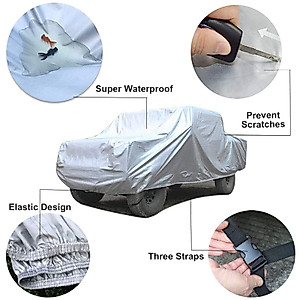 Custom-Fit All Weather Waterproof Automobiles Cover Compatible with Supra GR A90 A91 MK5 2019-2024 Indoor Outdoor Snow Rain Dust Hail Protection Full Auto Vehicle Can Long-Term Use Exterior Car Cover