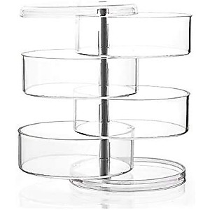 Stackable Storage Jewellery Trays Hair Accessory Containers Simple Houseware Organizer 4 Layers 7.14in