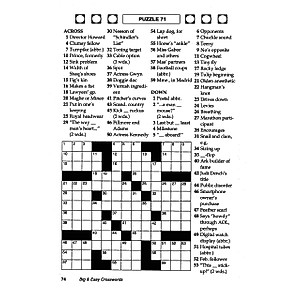 KAPPA Super Saver LARGE PRINT Crosswords Puzzle Pack-Set of 6 Full Size Books