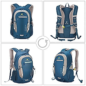 LOCALLION Hiking Daypack, Waterproof Hiking Backpack, 20/25L Cycling Biking Backpacks, Commuter Daypacks for Skiing Camping